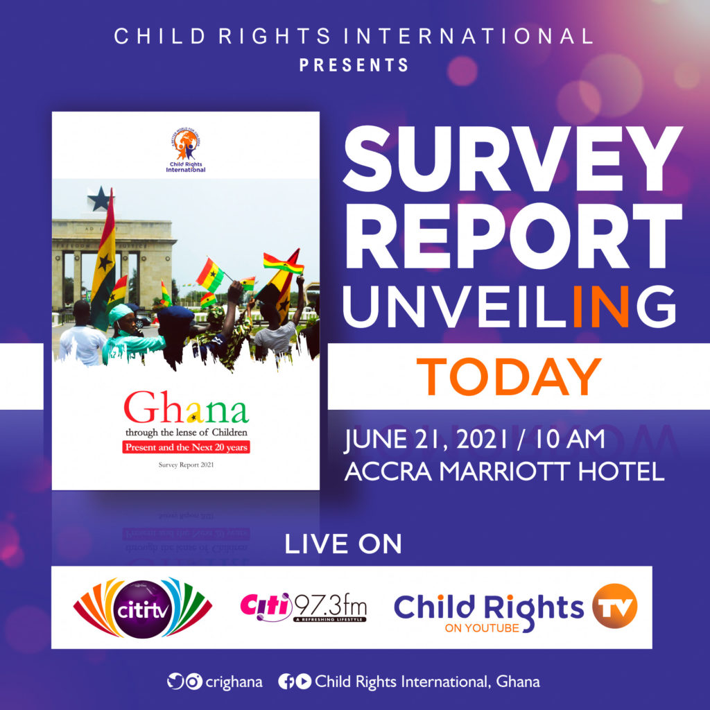 GHANA THROUGH THE LENS OF CHILDREN PRESENT AND THE NEXT 20 YEARS - CRI